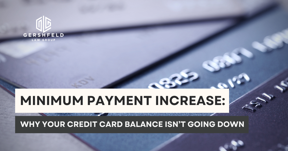 Minimum Payment Increase: Why Your Credit Card Balance Isn’t Going Down ...